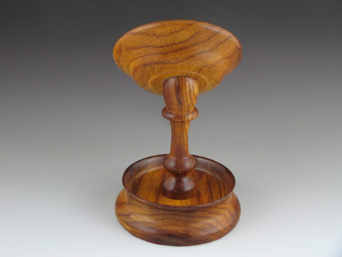 Pocket Watch Stand, Rosewood With Dark Red Velvet Cushion - Etsy