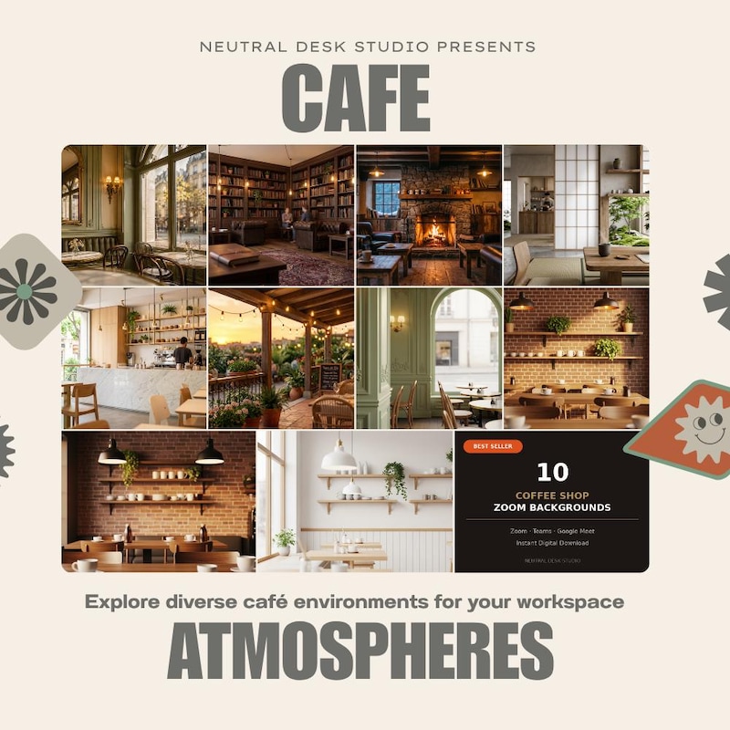 Cafe Teams Background - Etsy
