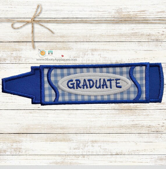 Iron-on Crayon Applique; Back to School Patch; 8 Colors; For Backpacks ...
