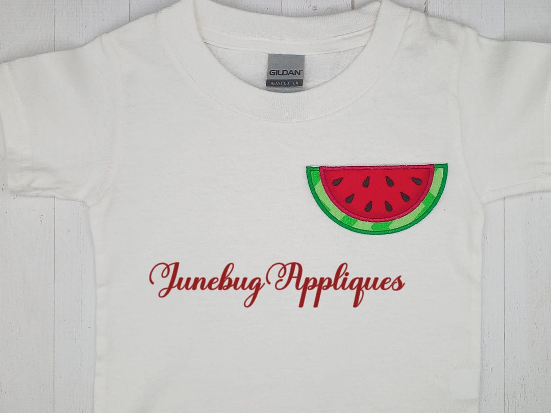 Watermelon Slice Iron-on Applique Perfect for Quilts, Garments, Totes ...