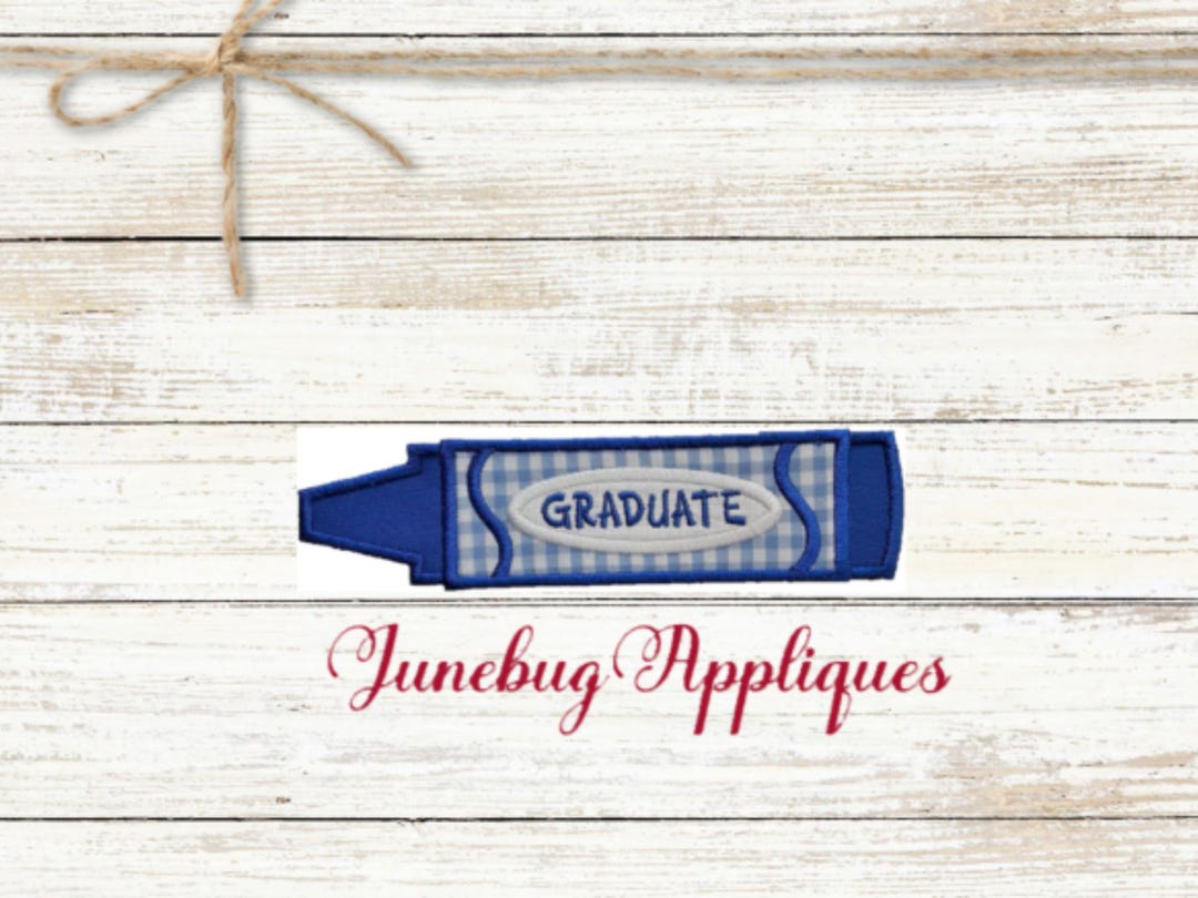 Iron-on Crayon Applique; Back to School Patch; 8 Colors; for Backpacks ...