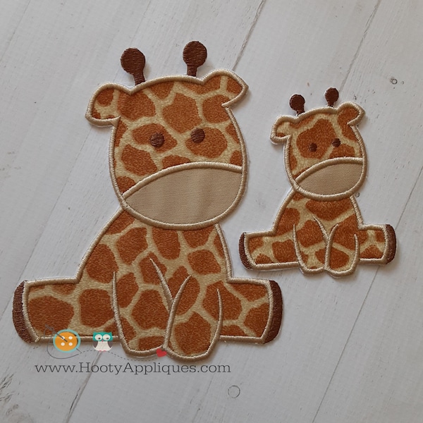 Giraffe Applique - Etsy