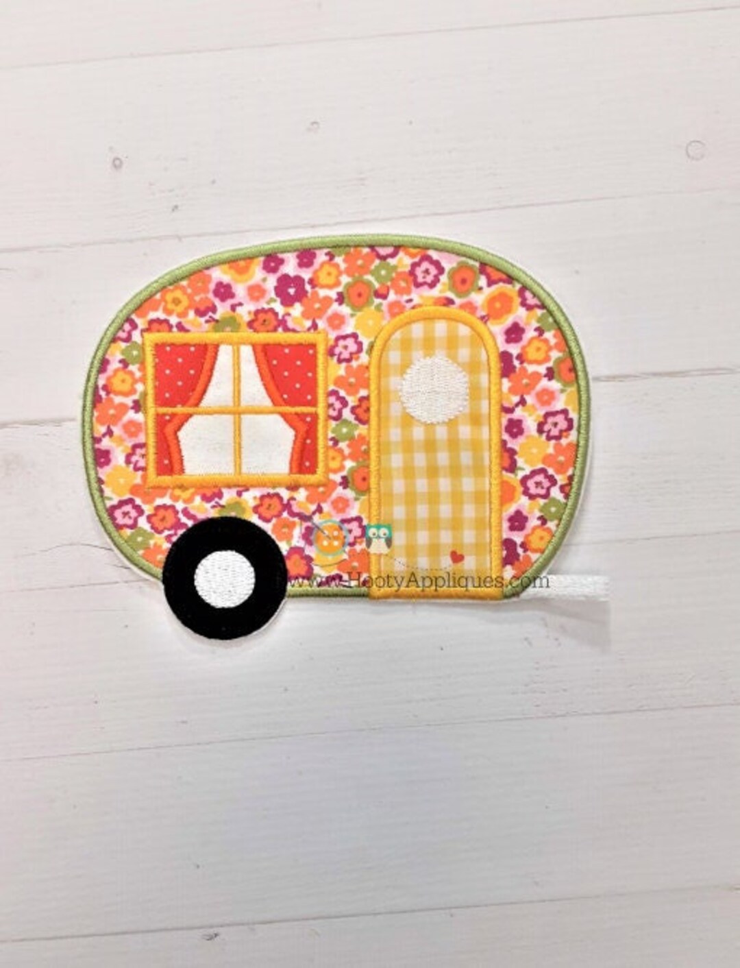 Embroidered Iron-on Camper Camper Applique Great for - Etsy