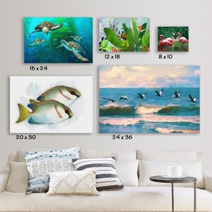 Hawaii Fish Art Print, Tropical Fish Art, Humu Picasso Triggerfish ...