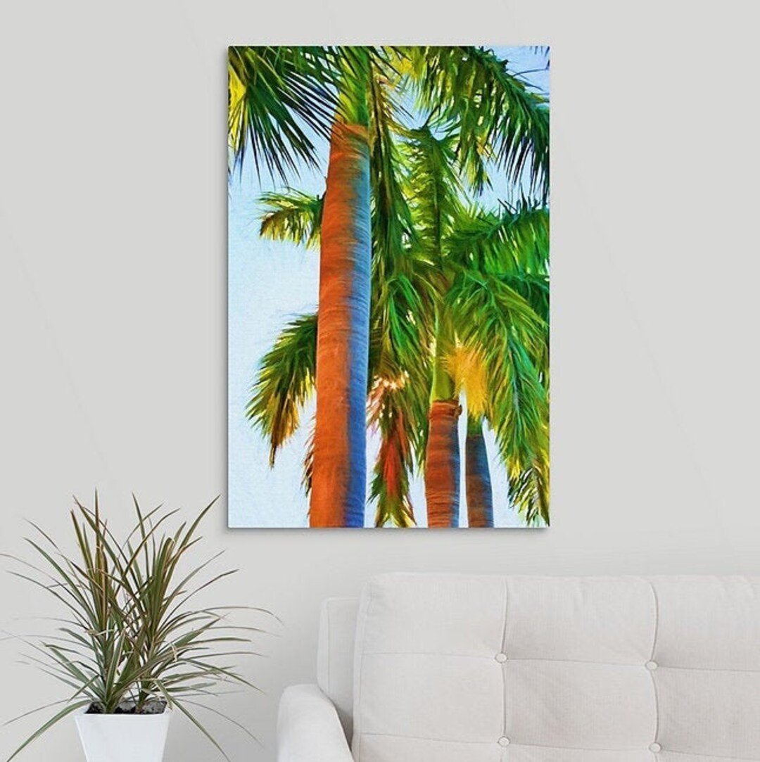 Palm Art, Palm Tree Painting, Palm Fine Art Prints, Tropical Decor ...