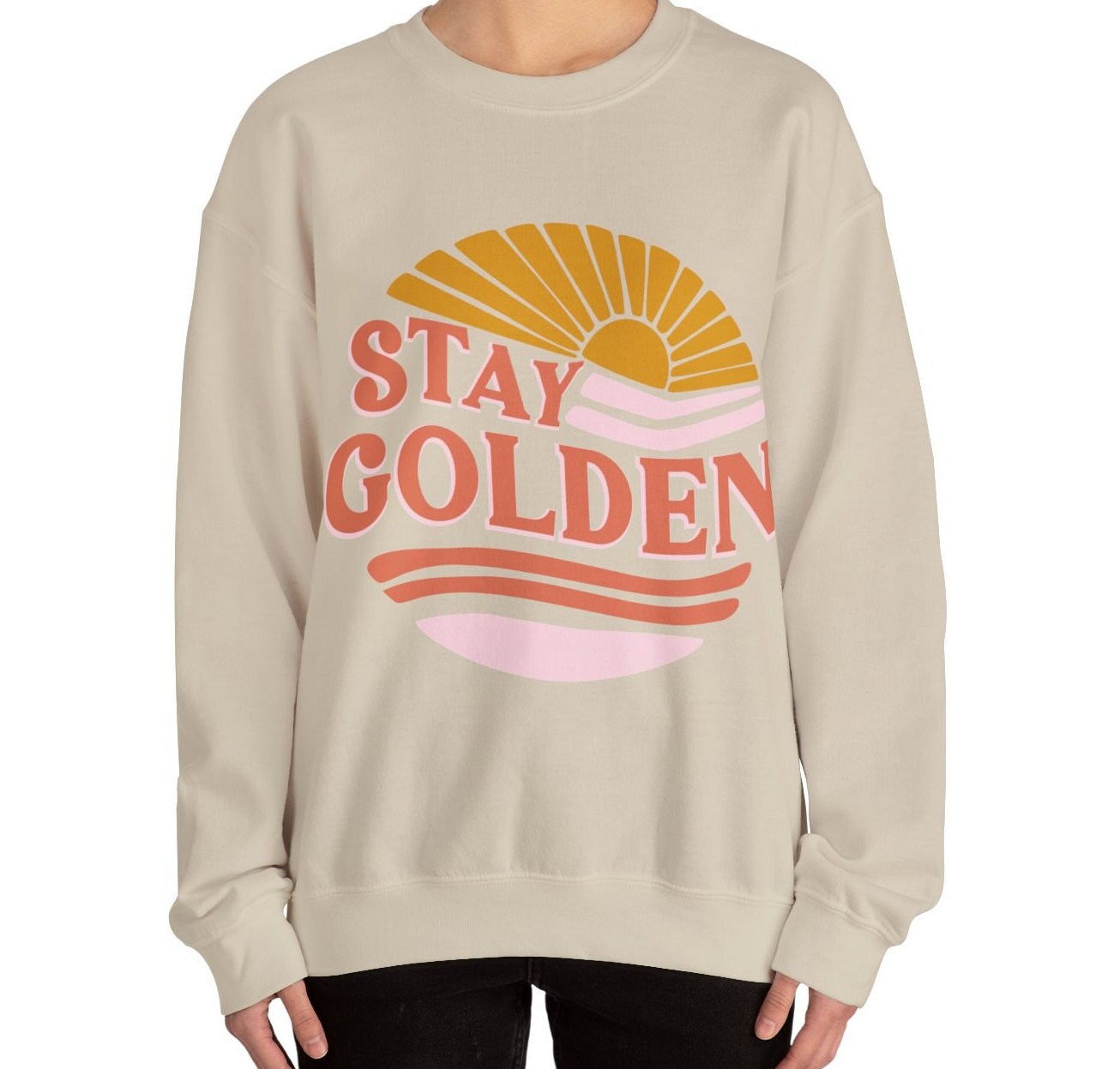 Sun Sweatshirt, Yellow and Pink Sweatshirt, Summer Sweatshirt, Sunshine ...