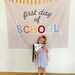 First Day of School Banner, Colorful School Banner, Back to School ...