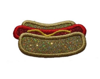 Iron on Hot Dog Patch - Etsy