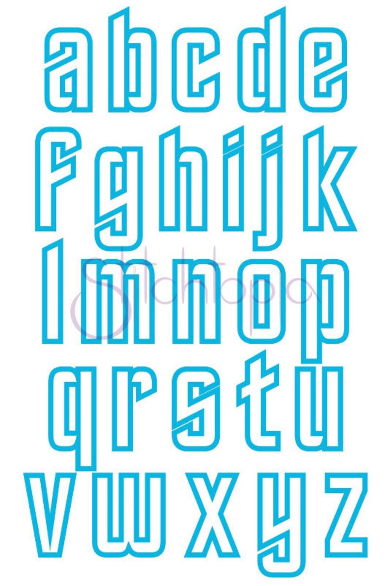 Star Trek Spock Font Glitter Sparkle Letter Patch Iron or | Etsy