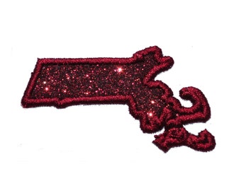 Ohio Glitter Patch Embroidered State of Ohio 2.5 or 4 Inch - Etsy