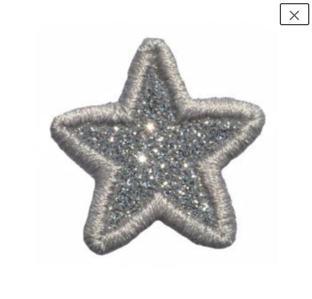 Star Miniature Glitter Sparkle Iron on Patch! GL30 - Etsy
