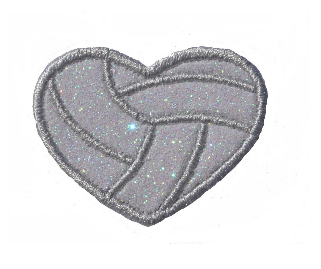 Volleyball 3 Inch Glitter Sparkle Iron on Patch! GL300 - Etsy