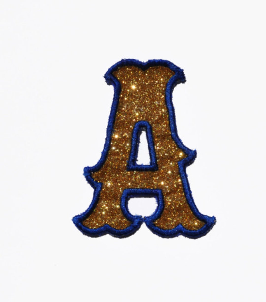 Carnival Biker Wanda Letter Font Sparkle Glitter Patch - Style 1 - Iron ...