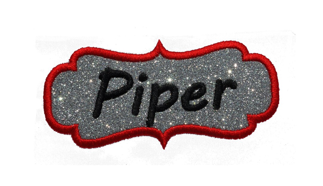 Name Tag Nametag 4 Inch Patch Uniform Frame Nametag Personalized ...
