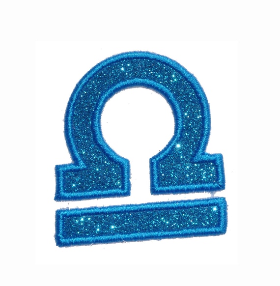 Horoscope Zodiac Glitter Sparkle Letter Patch Iron or Sew on | Etsy