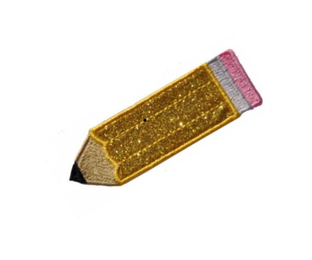 Teacher Patch Pencil 3.5 Inch Teacher Gift NO MESS Glitter Sparkle ...