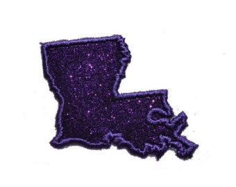 Louisiana State Patch Any Color Custom Made - Etsy
