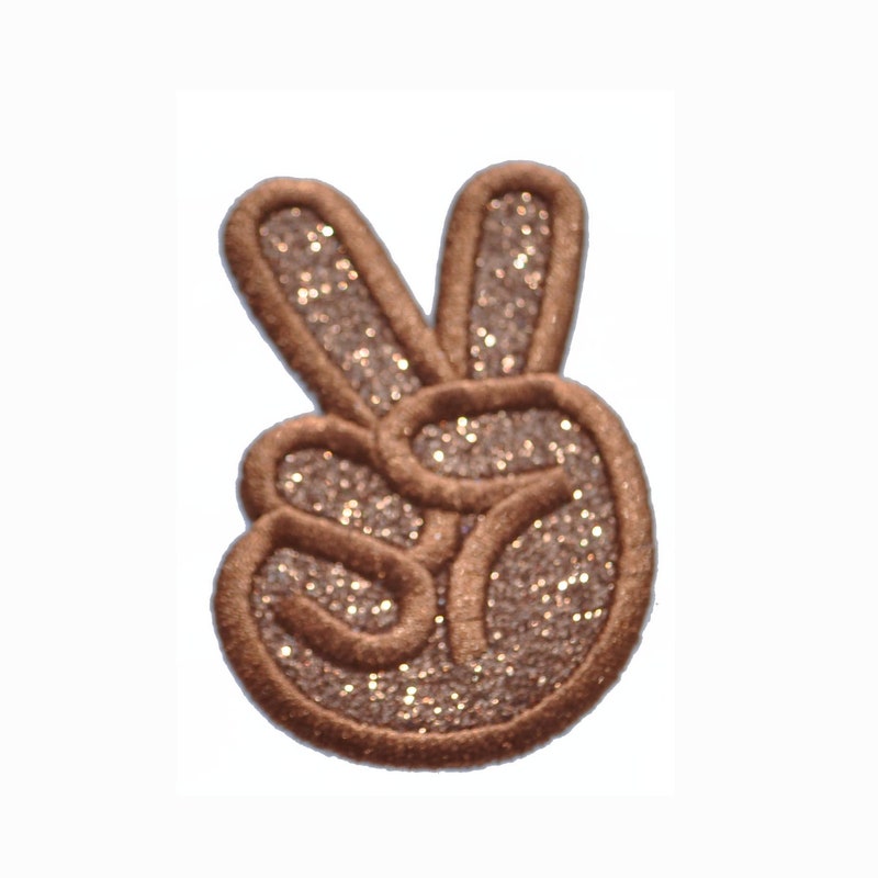 Peace Sign Applique - Etsy