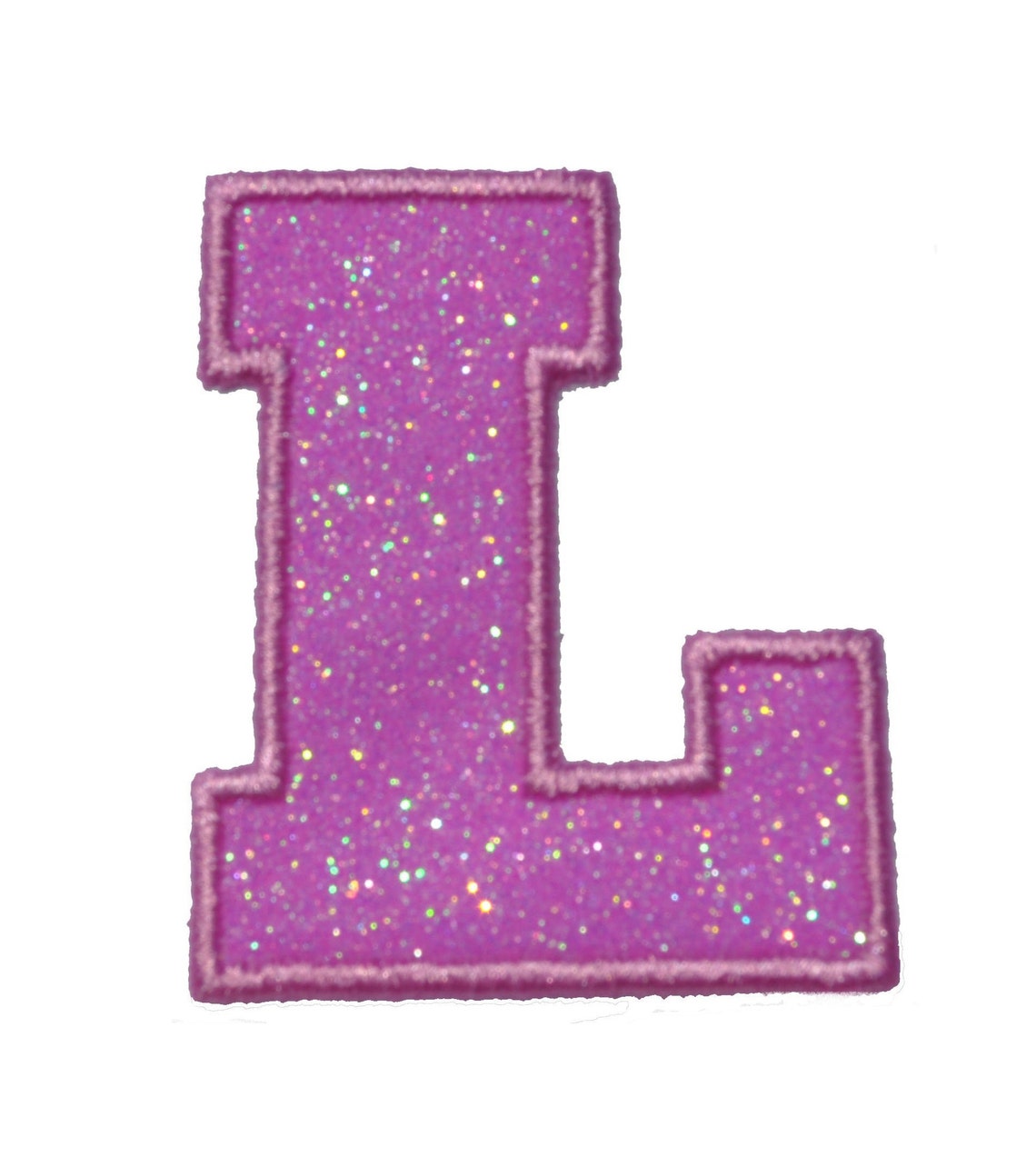 Varsity Chunky Comic College Glitter Sparkle Letter Patch | Etsy