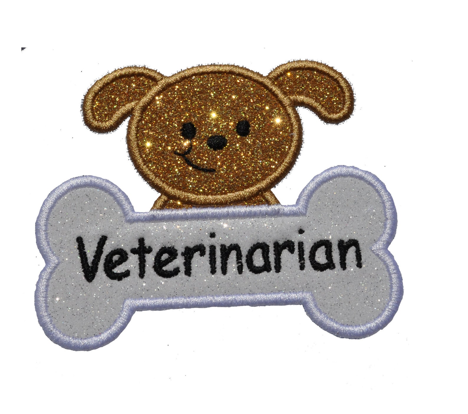 Veterinarian Pet Dogbone Name Tag Patch Dog and Cat Lover - Etsy