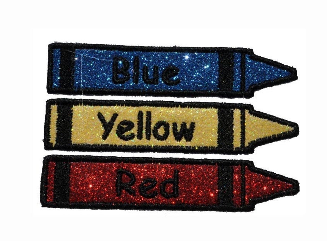 Teacher Patch Crayon Crayola Teacher Appreciation Gift Personalized ...