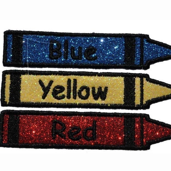 Crayon Iron on Personalized - Etsy
