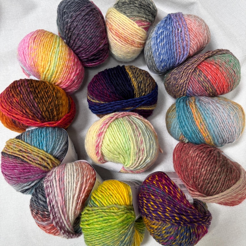 Multicolor Wool Yarn - Etsy