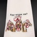 Hens "egg-scuse Me?" Chicken Flour Sack Towel. Machine Embroidered. - Etsy