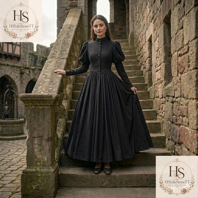 Dark Victorian Dresses - Etsy