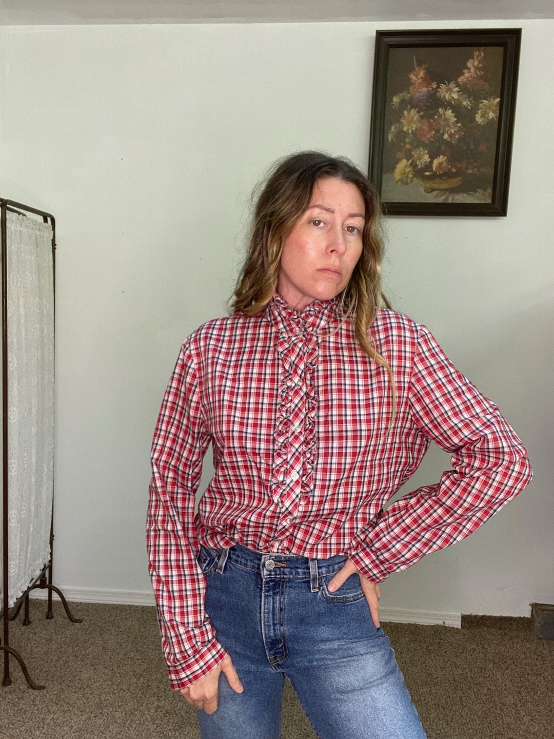 Vintage 1970s 70s, Rrrruss, by Russ Togs, Western Shirt, Button Down ...