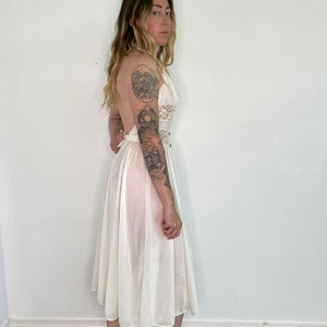 Vintage 50s, 60s, 70s, White Nightgown, Negligee, Dress, Marilyn Monroe ...