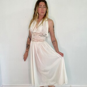 Vintage 50s, 60s, 70s, White Nightgown, Negligee, Dress, Marilyn Monroe ...