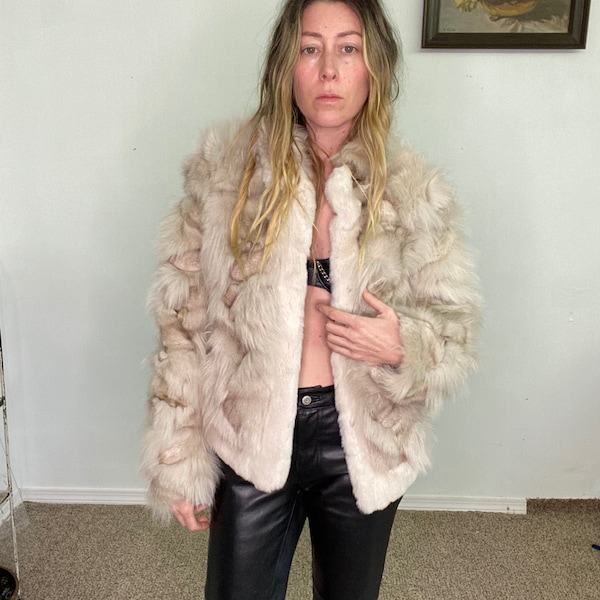 Rabbit Fur Coat - Etsy