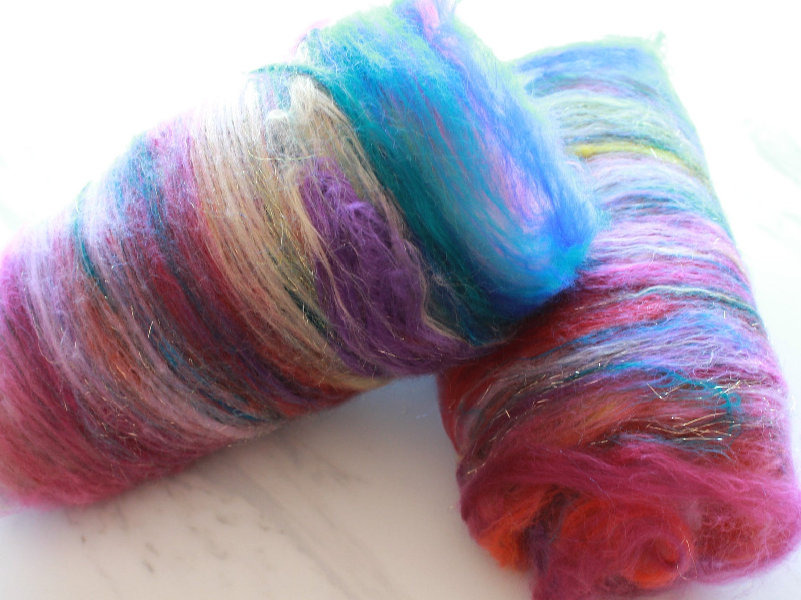 CRAB NEBULA Luxury Art Batts to Spin and Felt Felting | Etsy