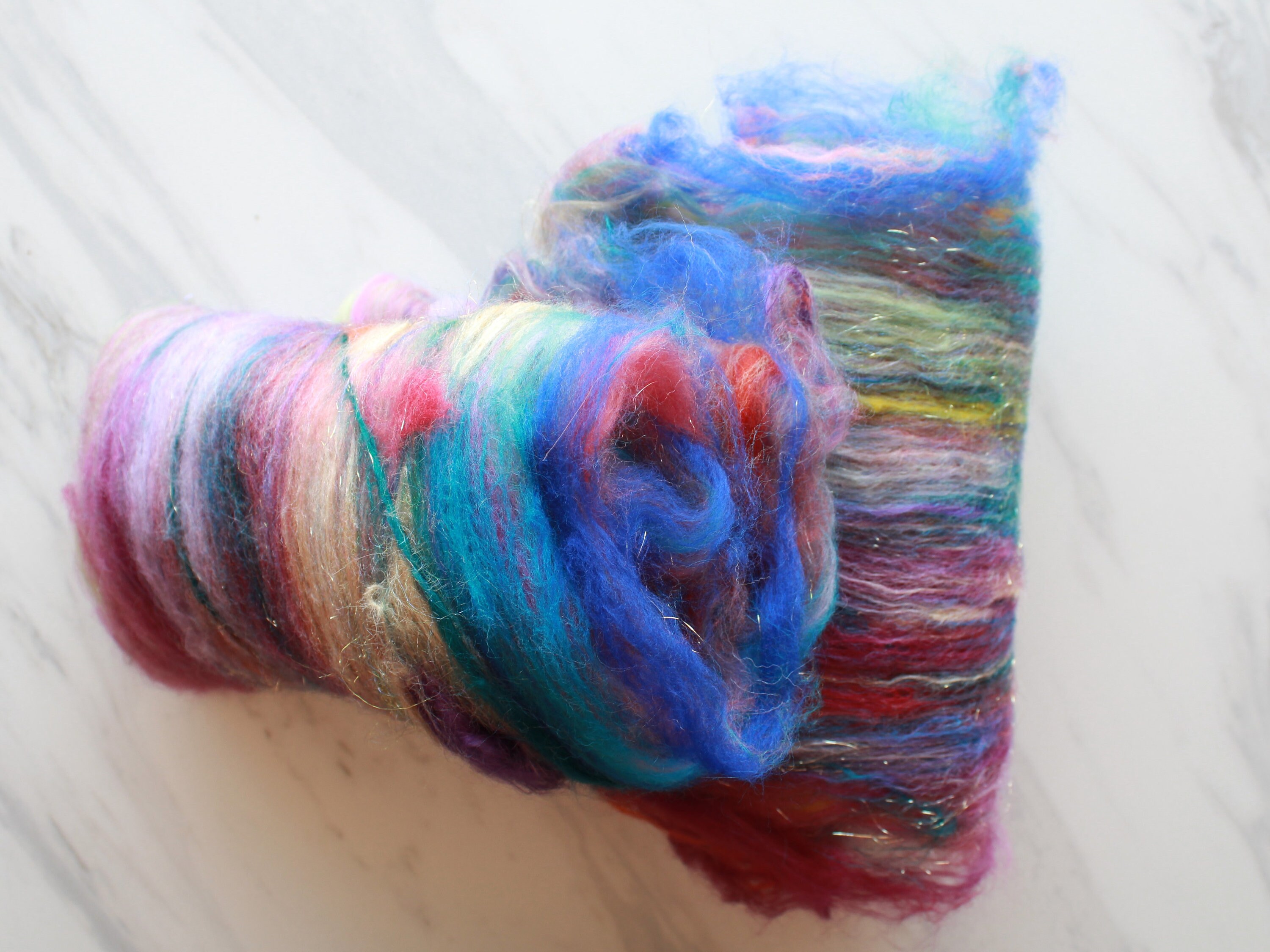 CRAB NEBULA Luxury Art Batts to Spin and Felt Felting | Etsy