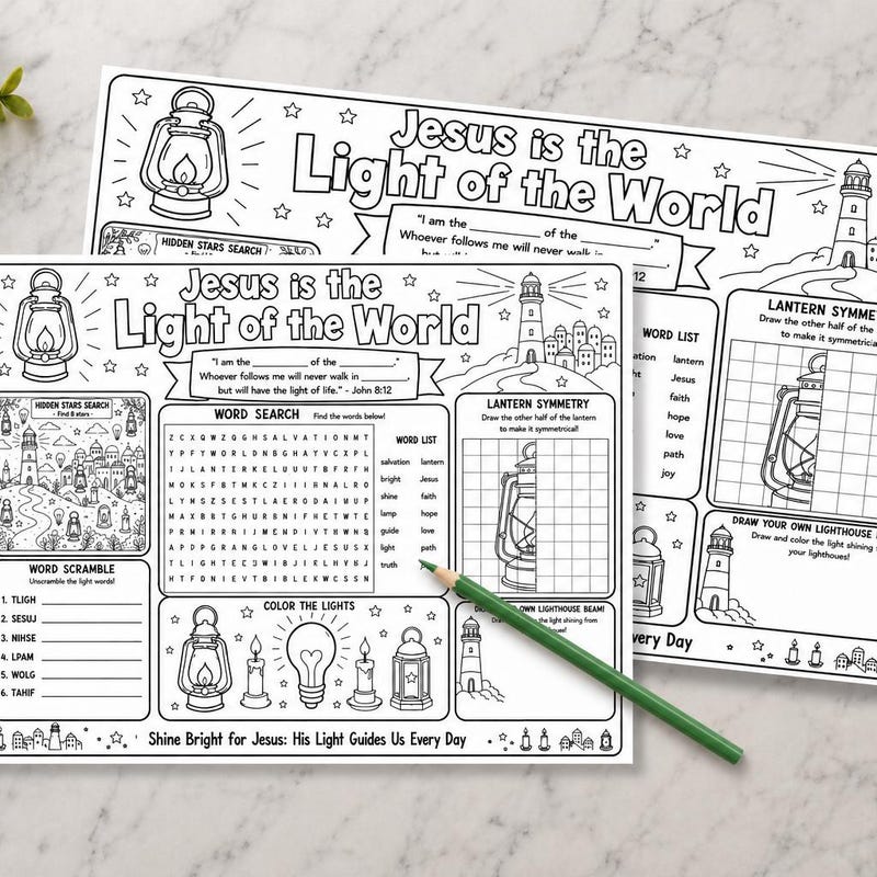 Vbs Jesus is the Light - Etsy