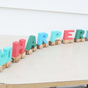 Personalized Train for Kids. Boys Letter Train. Child's Personalized ...