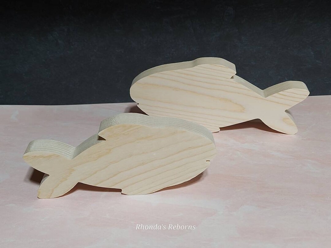 10 or 20 Unfinished Wood Fish Cutouts, Wooden Fish Shape, Wooden ...