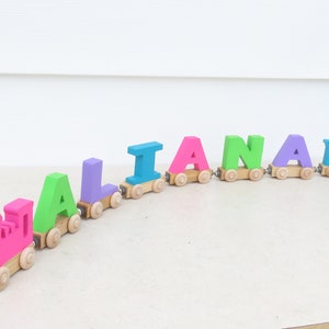 Personalized Train for Kids. Boys Letter Train. Child's Personalized ...