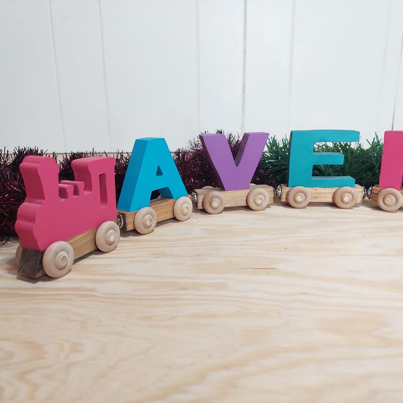 Personalized Train for Kids. Boys Letter Train. Child's Personalized ...