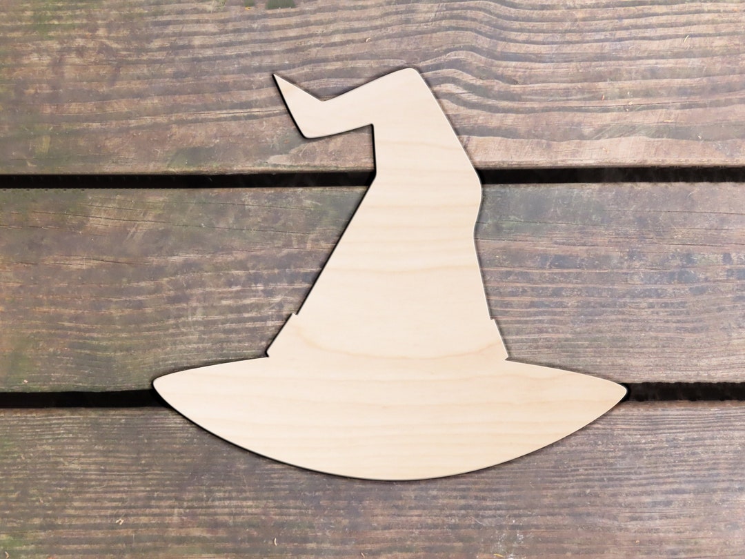 Wood Witch Cutout, Wooden Witch Cutout, Halloween Cutout, Wood Witch ...