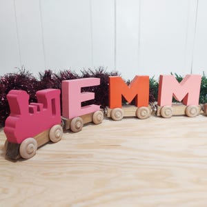 Letter Train Name Puzzle for Kids. Personalized Train for Boys. Child's ...