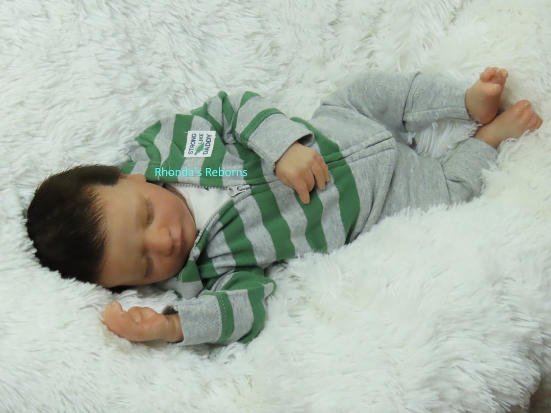 Reborn Baby James Asleep, Reborn Baby Boy or Girl, Custom Reborn Baby ...