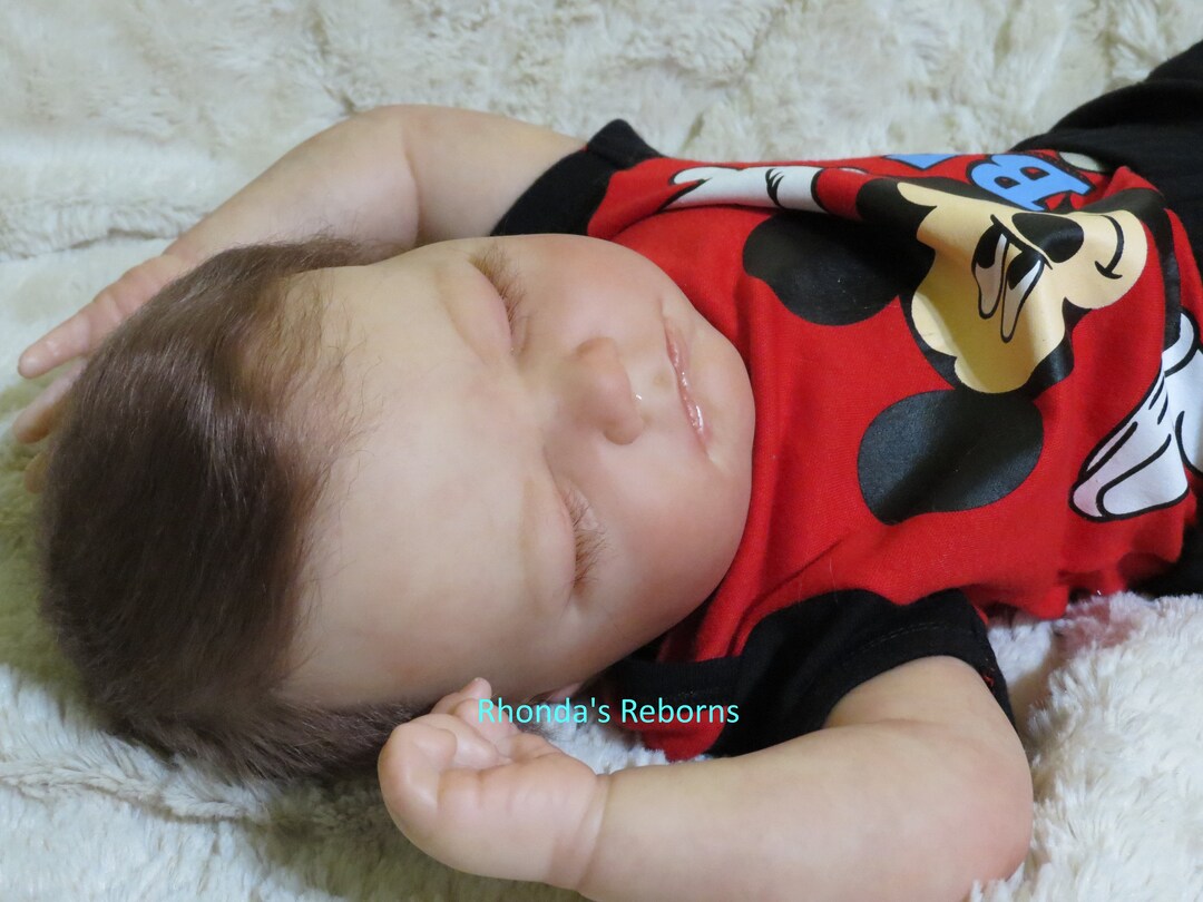 Custom Reborn Babies. Landon Asleep Reborn Baby Boy or Girl. Reborn ...