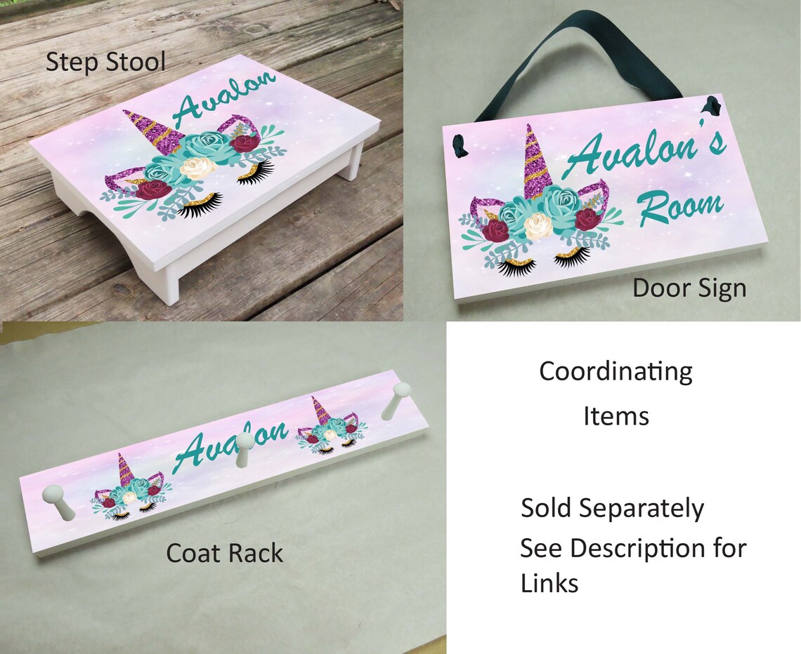 Kids Door Sign Personalized Door Sign Girls Name Kids Name - Etsy