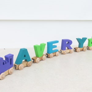 Personalized Train for Kids. Boys Letter Train. Child's Personalized ...