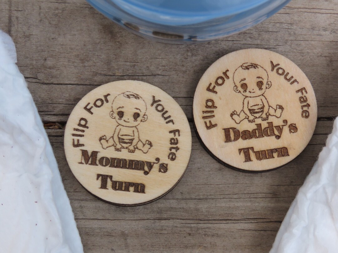 Parent Decision Coin, Decision Coin, Challenge Coin, New Parent Flip ...