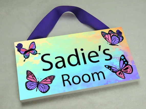 Kids Door Sign Childs Door Sign Kids Name Sign Girls Name - Etsy