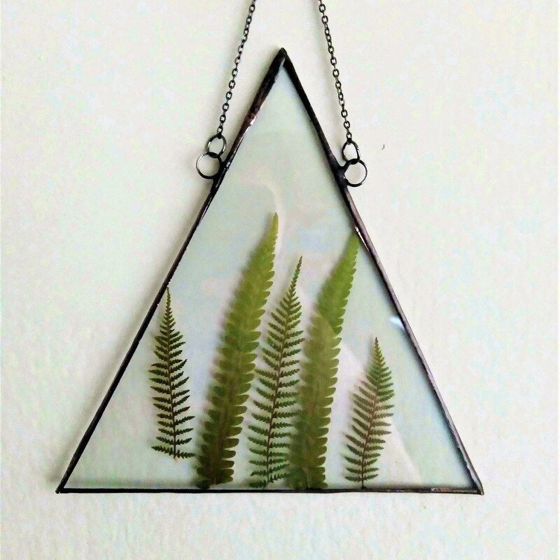 Fern Glass Wall Panel - Etsy