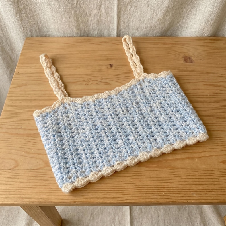 Crochet Crop Top Pattern, Iris Stitch Summer Tank, Beginner Friendly ...